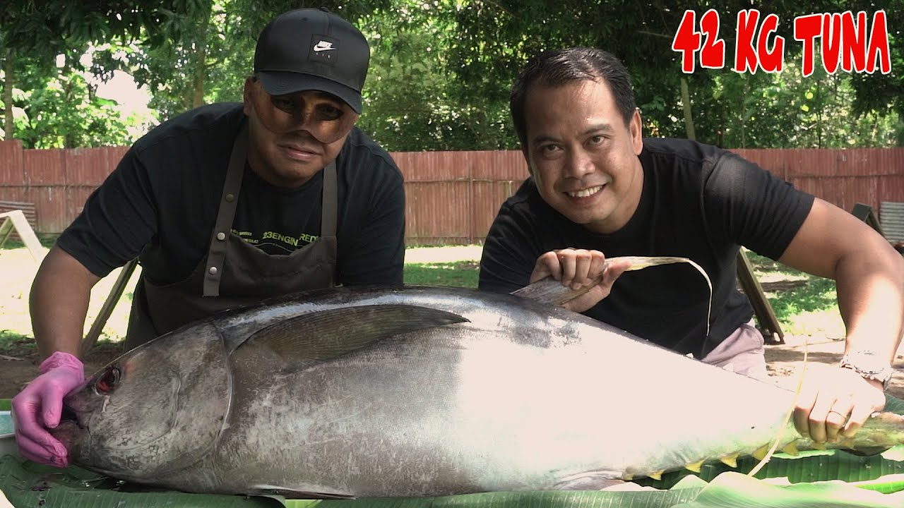 42 kg TUNA + Super Laki ng Isda + Giant Tuna Collab w ...
