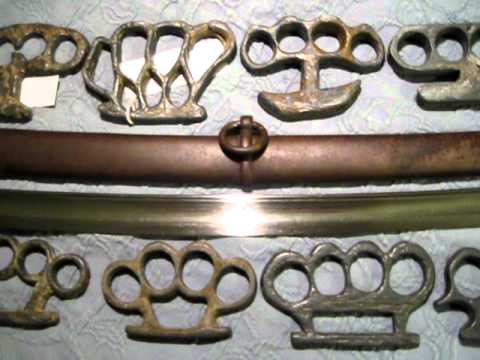 Civil War Weapons: Handmade Lead & Wood "Brass Knuckles" - YouTube