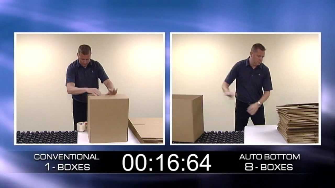Auto Bottom Box vs. Conventional Box - YouTube