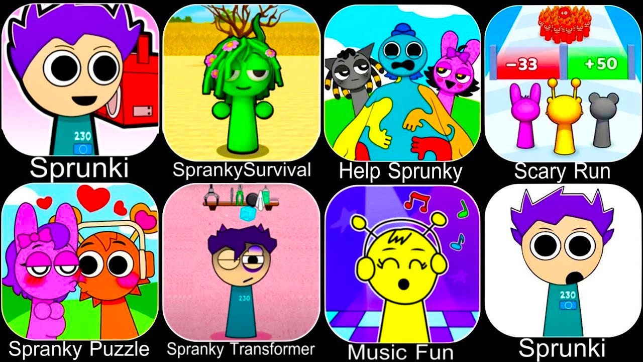 Spooky Ragdoll, Spranky Transformer, Spranky Surgery, Spranky Survival ...