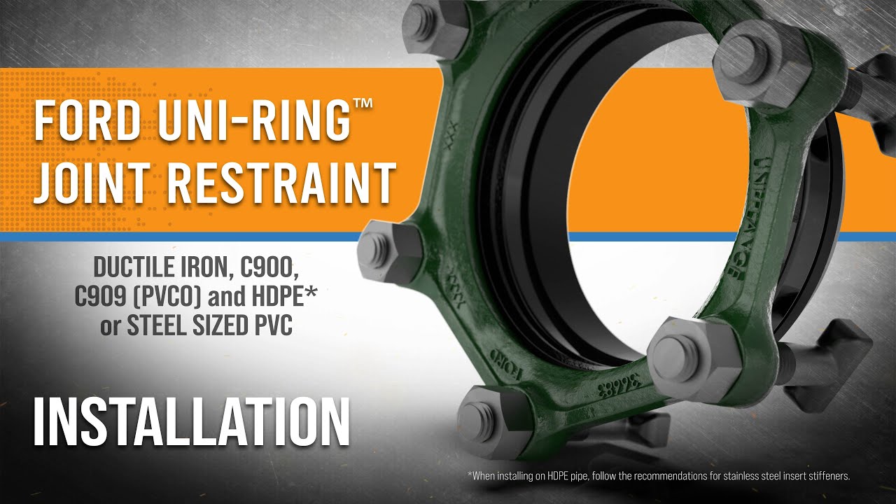 How to Install the Ford Uni-Ring™ Joint Restraint - YouTube