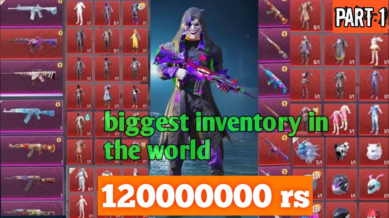 The Most Expensive Inventory In The World - Pubg Mobile - Part 1 - YouTube