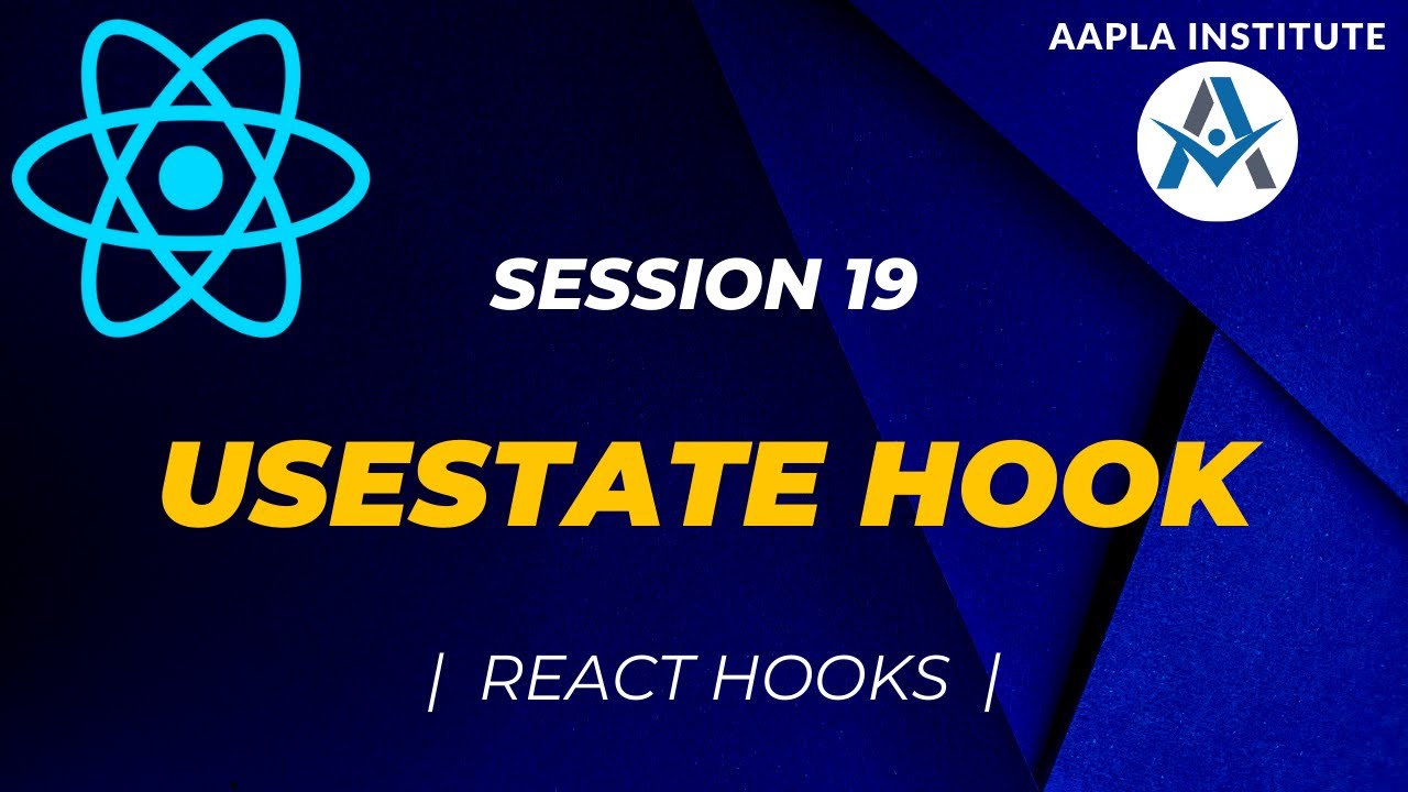 Session 18 - useState Hook | React Hooks - YouTube