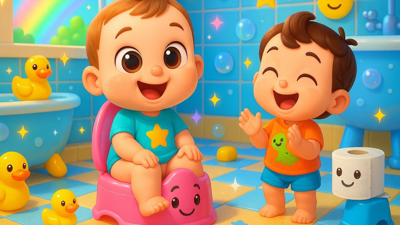 Potty Training Song For Toddlers | KidssVenture - Nursery Rhymes & Kids ...