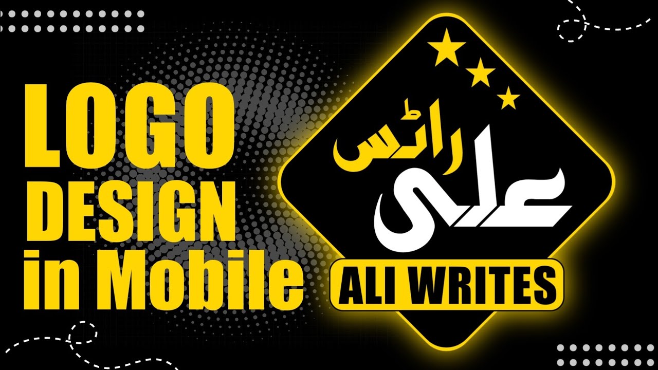 how to make logo in mobile | how to make logo in pixellab | mobile ...