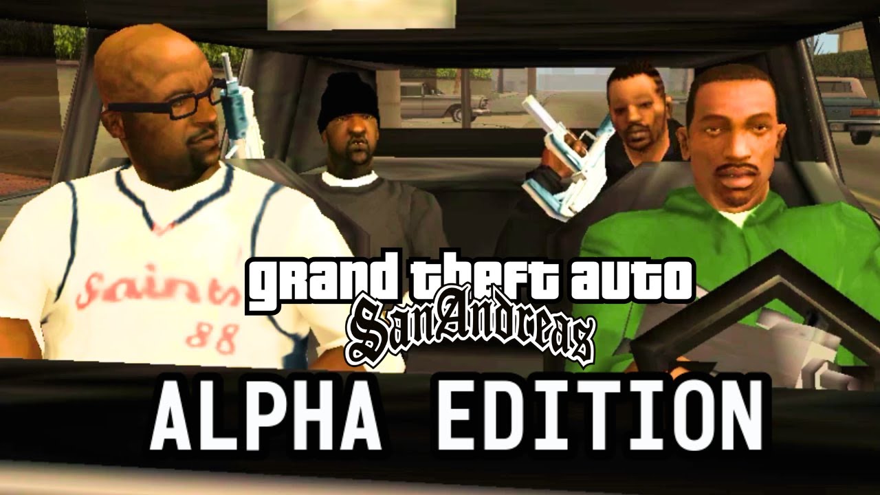 GTA San Andreas Alpha Edition Mission Drive By - YouTube