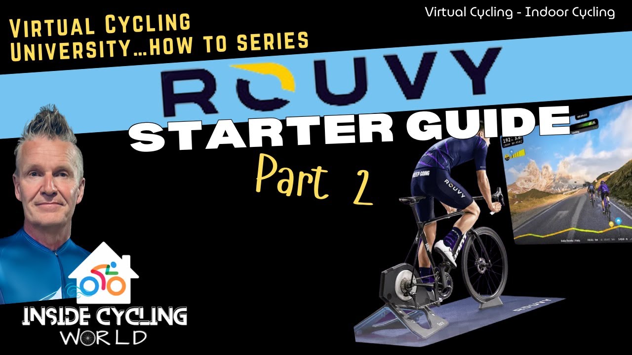 Rouvy Cycling STARTER GUIDE Part 2 Get Yourself Set up #rouvy # ...