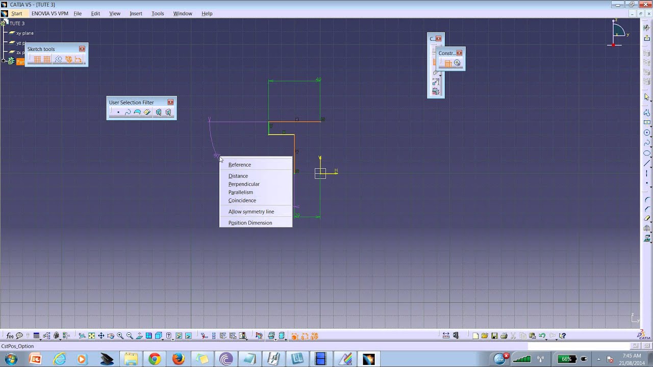 CATIA V5 R21 BASICS-PART DESIGN - YouTube