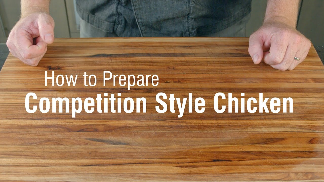 How to Prepare Competition Style Chicken - YouTube