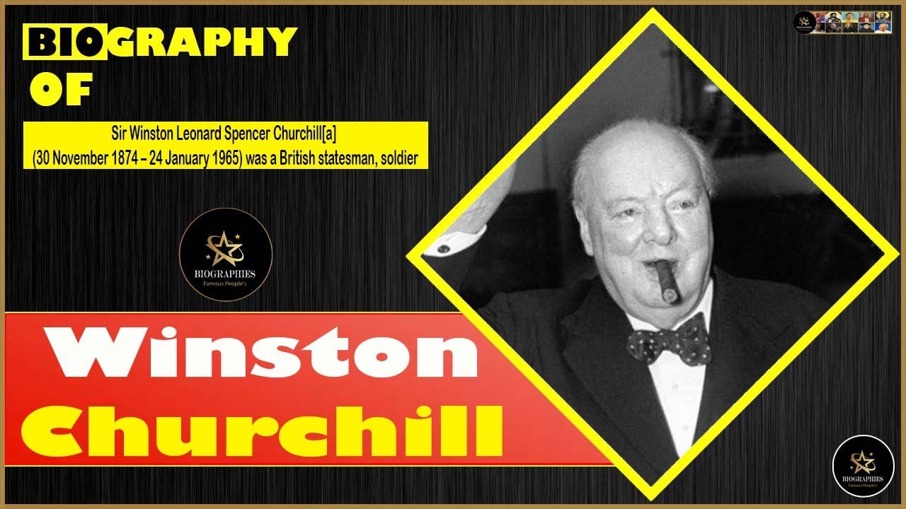 Winston Churchill Biography and Life in English - YouTube