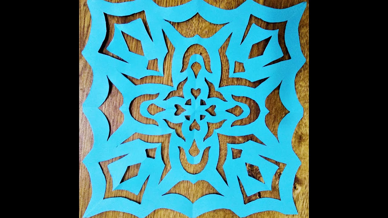 Paper Rangoli Design | paper cutting DESIGN | how to make easy paper ...