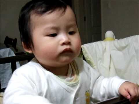 baby pushing really hard to poo - YouTube