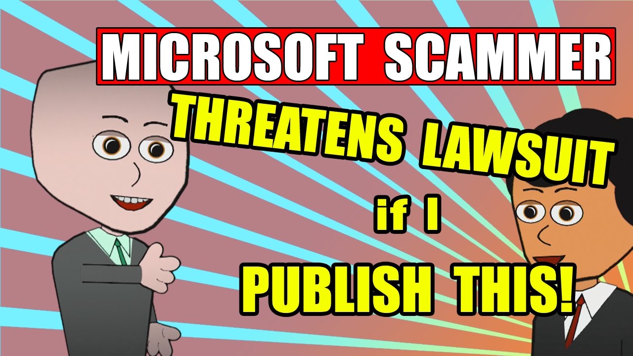 Microsoft Scammer Threatens Lawsuit - YouTube