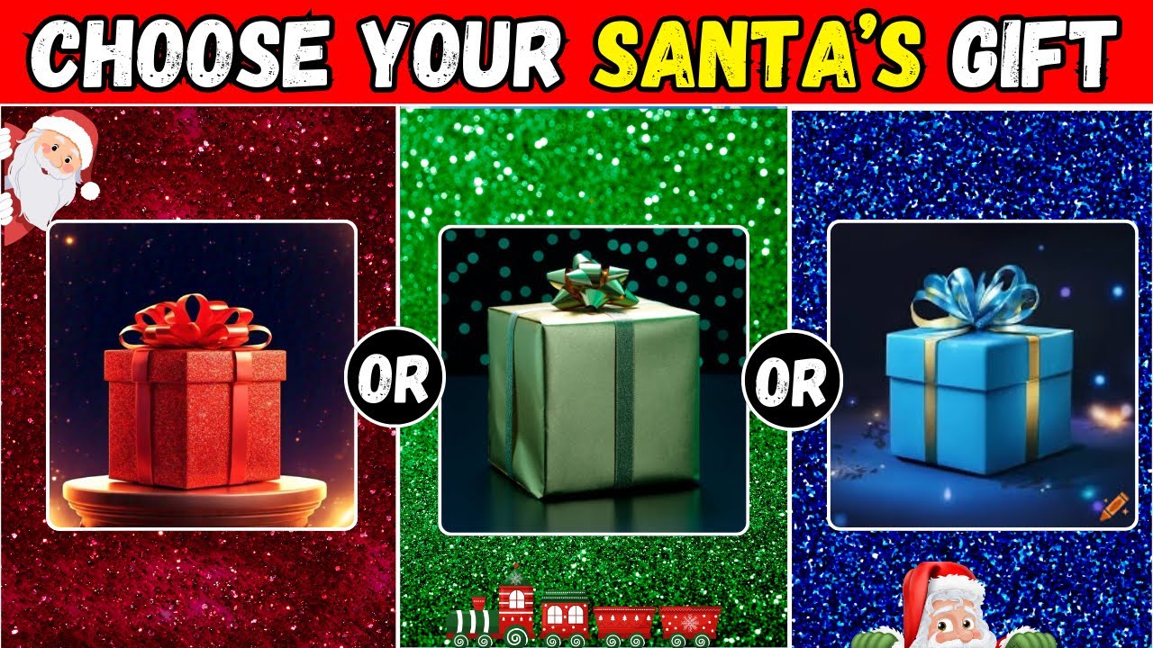 🎅 Choose Your Santa’s Gift 🎁 | Fun Holiday Gift Ideas for Everyone ...