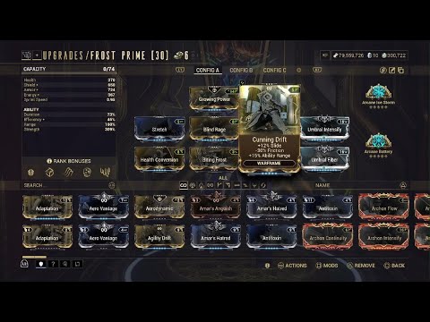 Warframe Frost Prime Overshield Monster Build