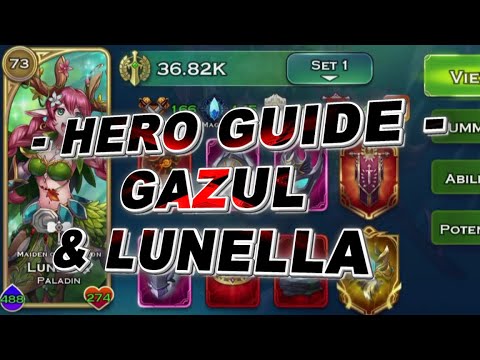 Gazul & Lunella - Hero Guides #7 - Art of Conquest - YouTube