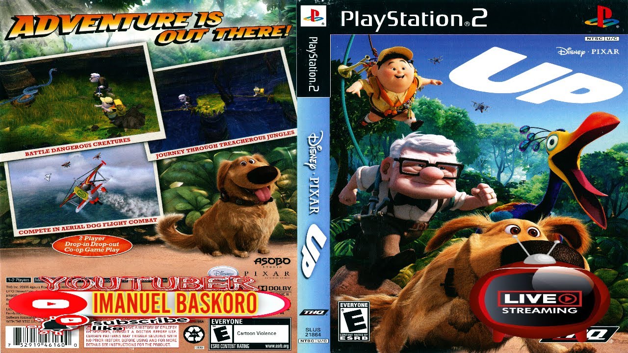 🎥Disney Pixar UP PS2 | Petualangan Carl & Russell yang Seru!!!!Game ke ...