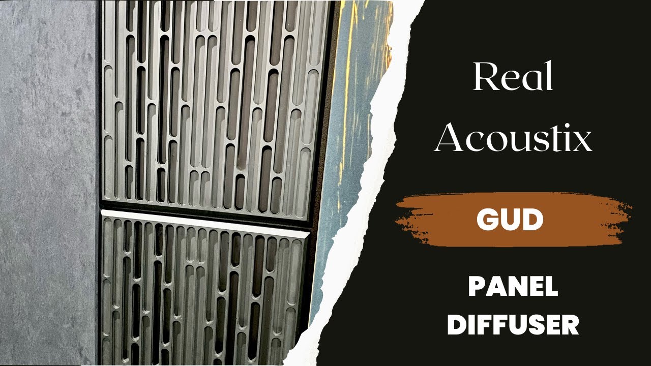 Real Acoustix GUD Panel Diffuser - YouTube