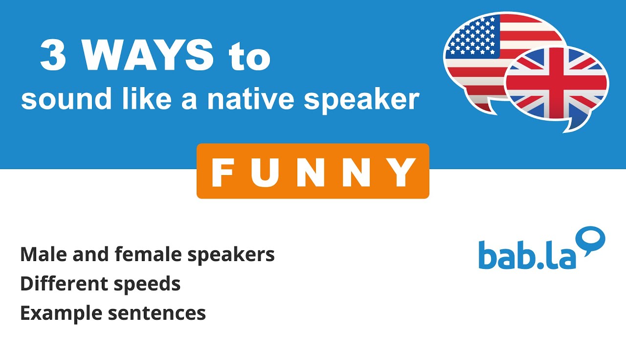 FUNNY pronunciation | Improve your language with bab.la - YouTube