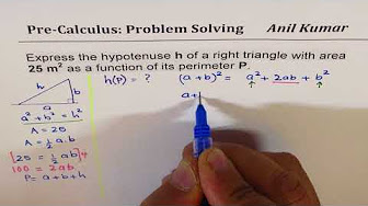 PreCalculus Problem Solving Strategy Examples - YouTube