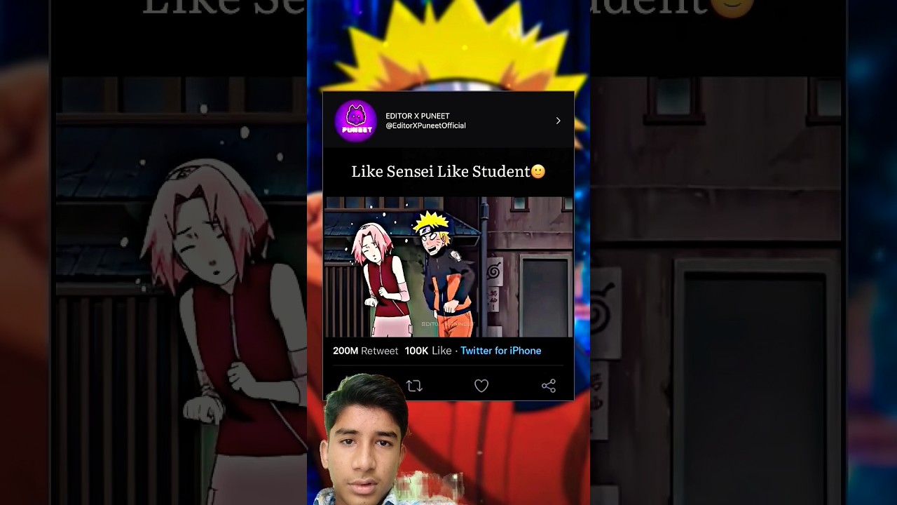 Like Sensei like student😌 #naruto #trending #anime #shorts - YouTube