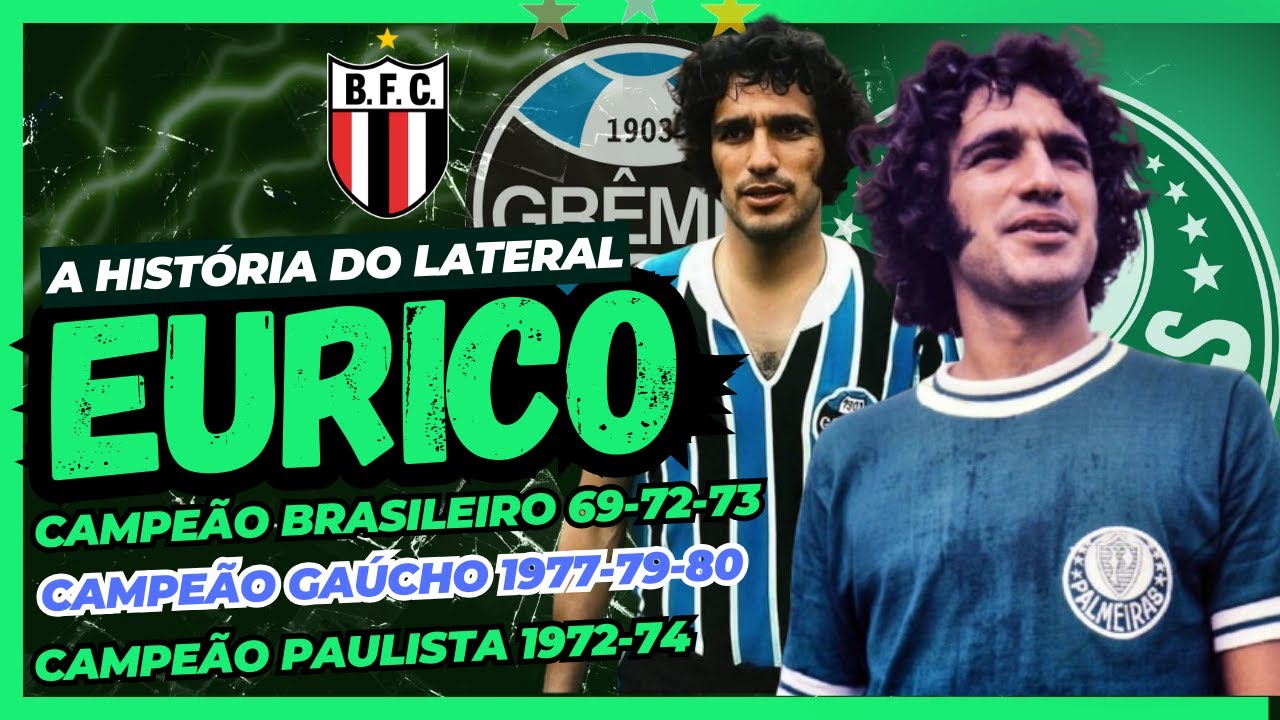 "Do Verdão ao Imortal: A Lenda de "Eurico" nos Campos Brasileiros ...