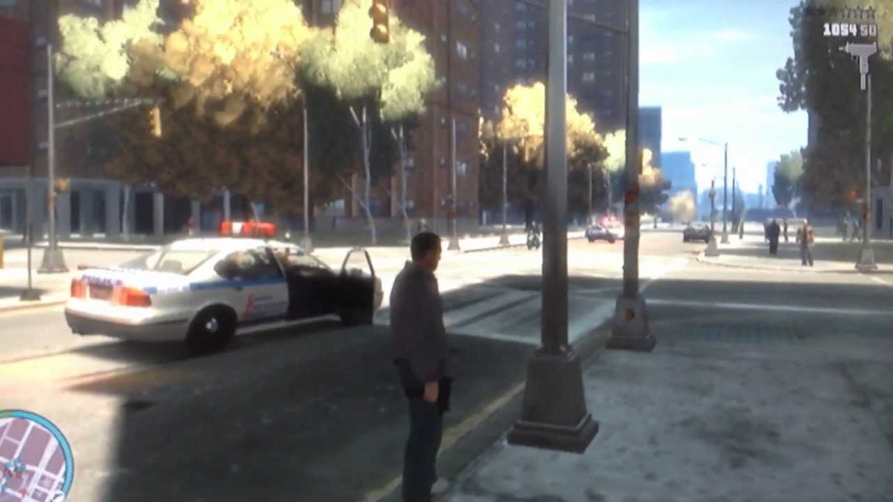 Bug GTA IV invisible aux yeux des PNJ - YouTube