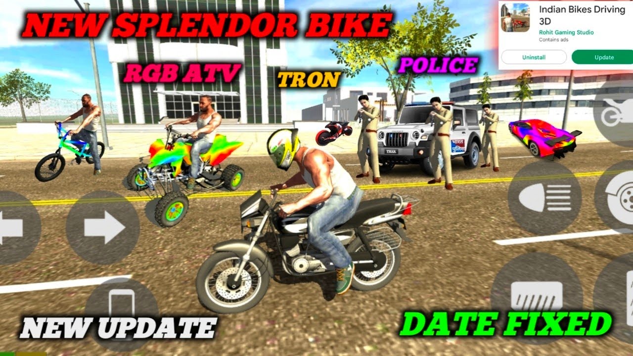 आ गई New Splendor Bike in Indian bikes driving 3d | Indian bike driving ...
