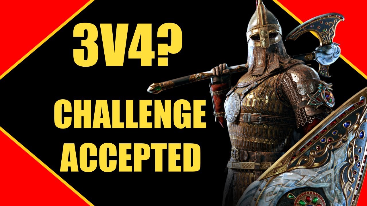 3v4? OK, I Guess - For Honor - YouTube