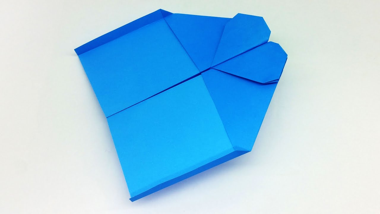 Paper Plane Making With Heart Shape | How To Fold The World Record ...