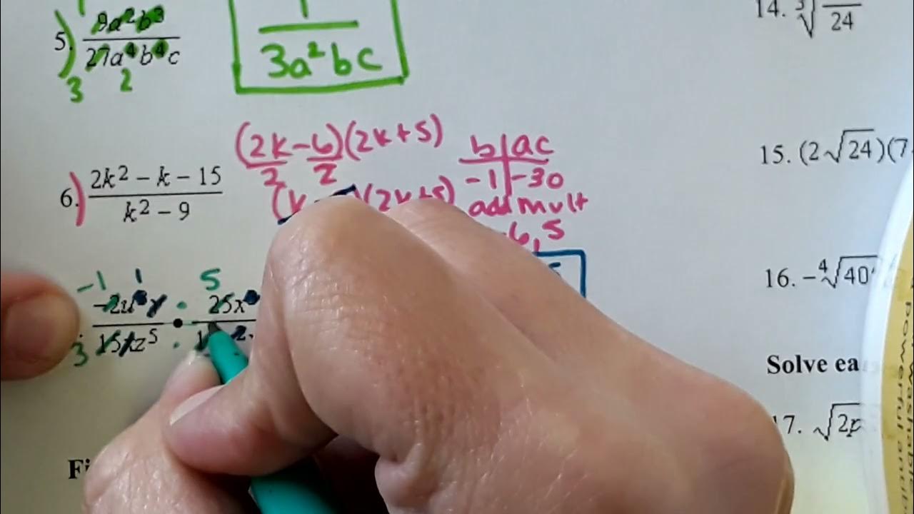 Algebra 2 Semester 2 Exam Review Part 2A #1-21 - YouTube