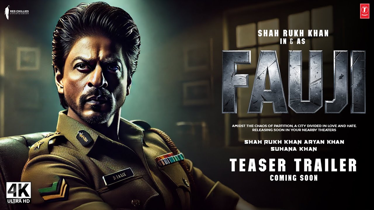 Fauji : Trailer(2024) | Shah Rukh Khan, Suhana Khan, Aryan Khan | Fauji ...