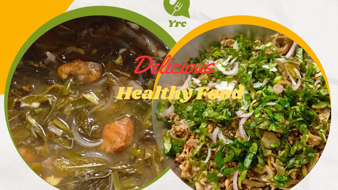 Roselle leaves stew recipe with Bamboo shoot chutney 😋/Sougri thongba ...