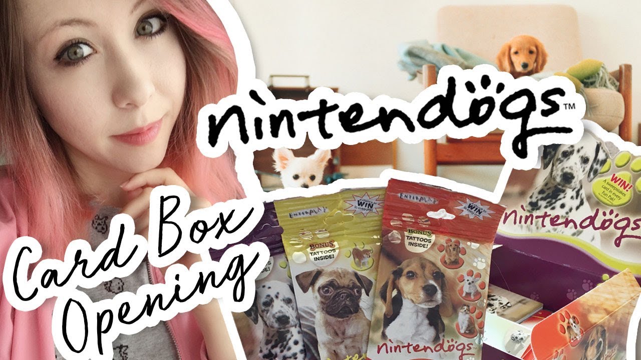Cause I got a box of Nintendogs Cards! - YouTube