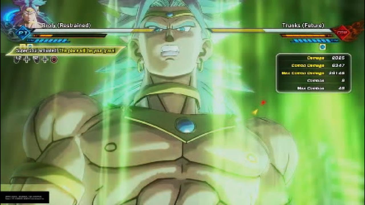 Xenoverse 2 DLC 17 BROLY ERASER BOMB TECH - YouTube