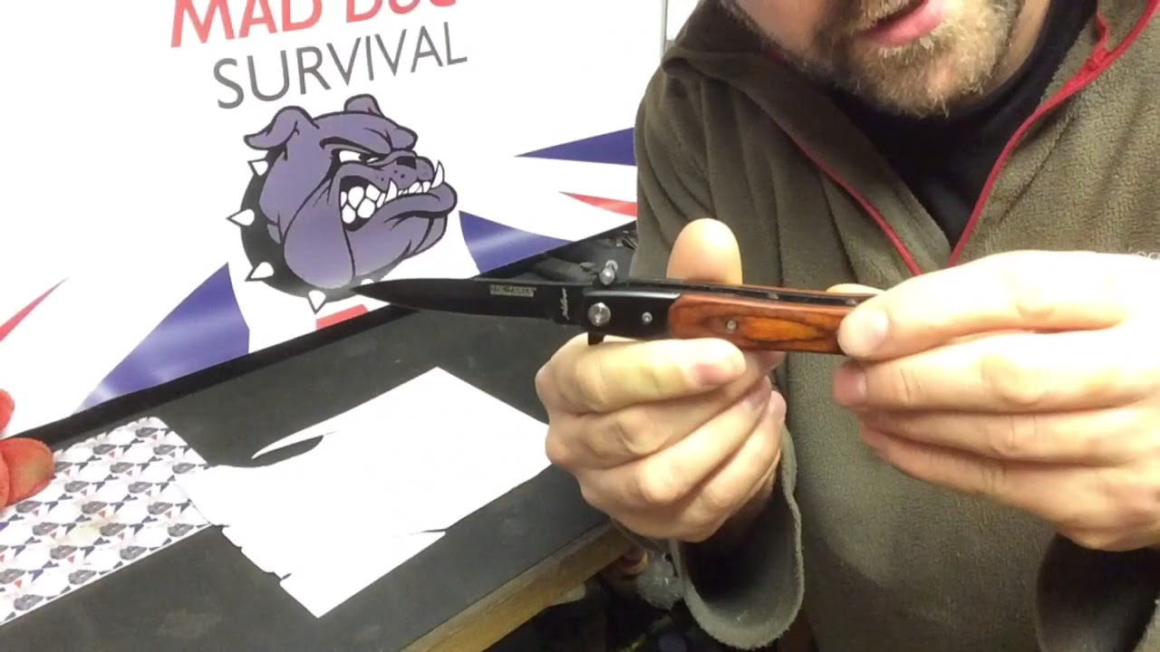 Tac force knife and advice for beginners - YouTube