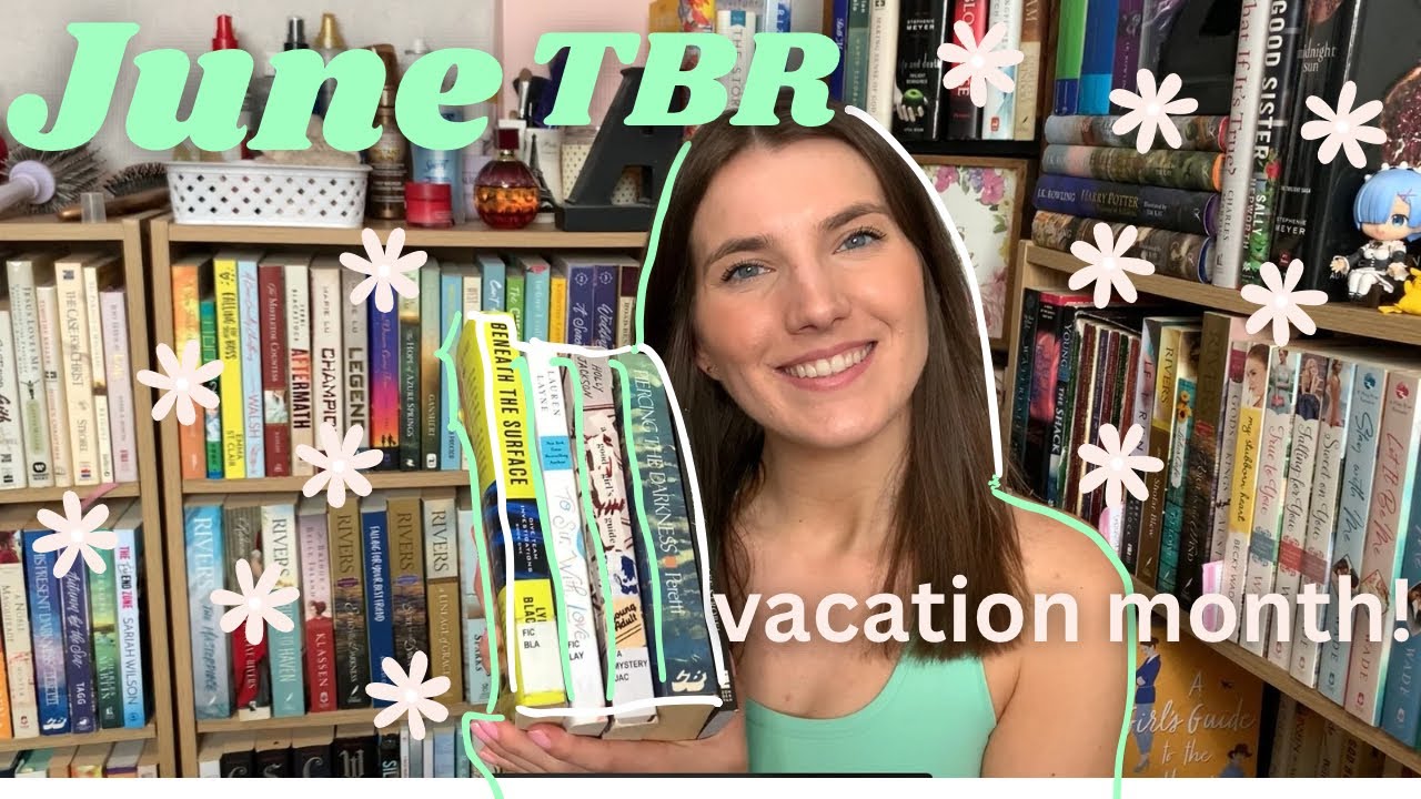 June TBR 🏝 vacation month! summer reads! - YouTube