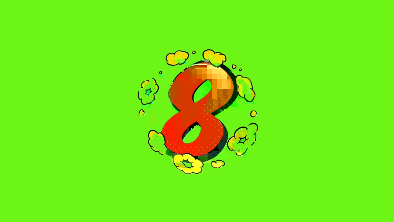 Number 6-9 Green Screen Animation | Jane Tutorial - YouTube