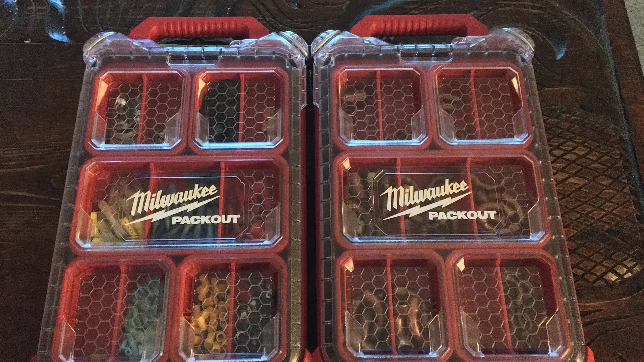 Super thin Milwaukee packout Containers for Parts Storage. DOUBLE YOUR ...