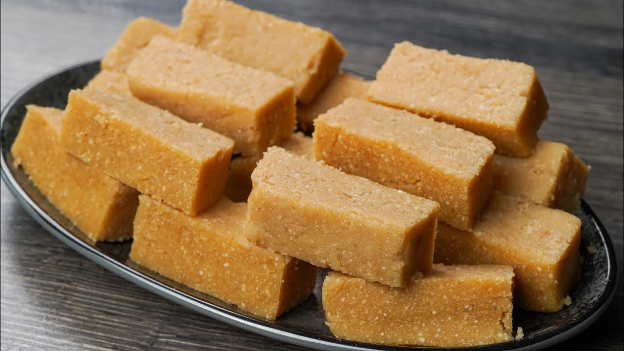 If You Have 1 Cup Rice You Can Make This Delicious Rice Barfi | Halwai ...