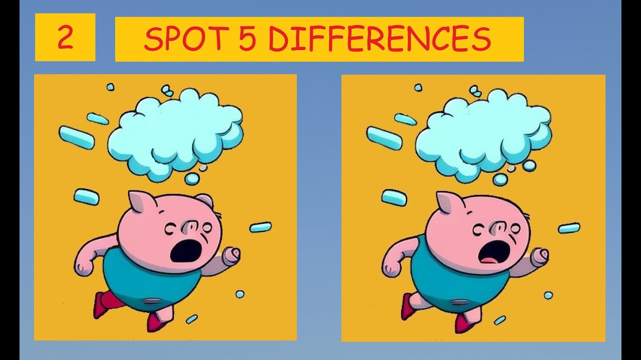 SPOT THE DIFFERENCE | CARTOON | JAPANESE PUZZLE | 100 SECOND PUZZLE ...
