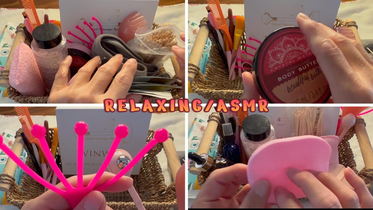 ASMR What was in the Facial Basket! - YouTube