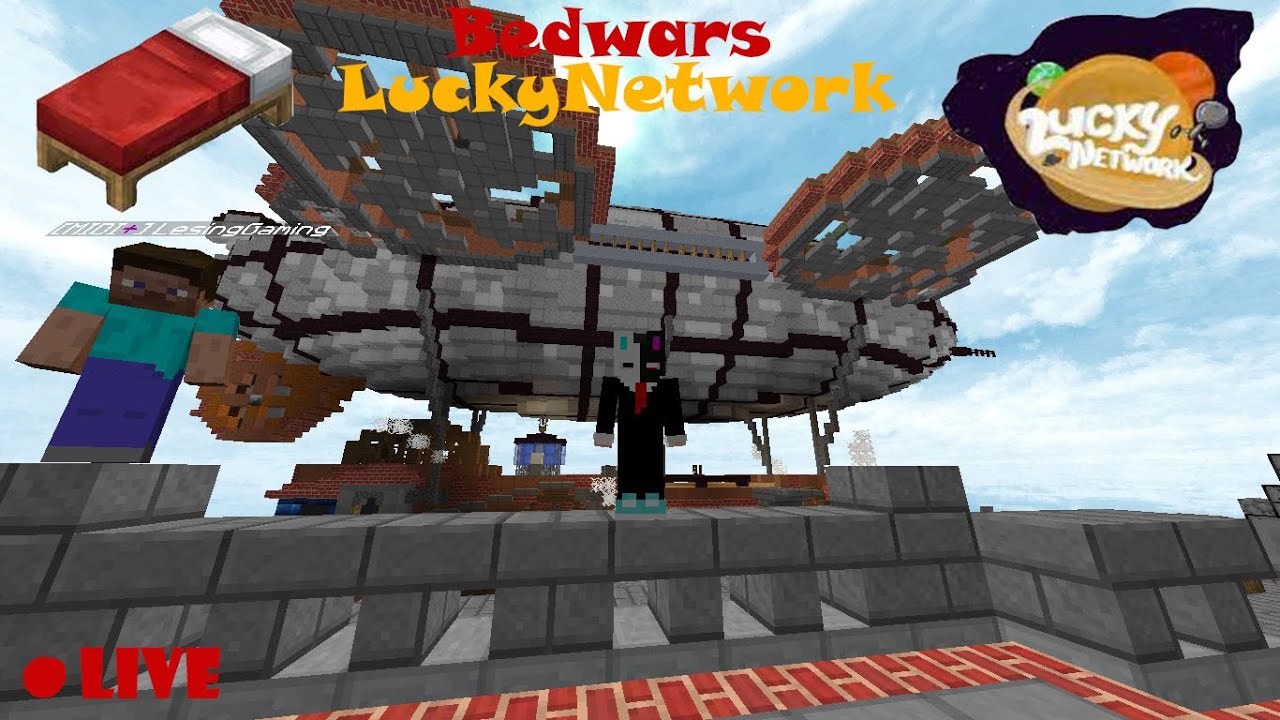 [🔴Live]- Live Bedwars Luckynetwork [OpenParty] - YouTube