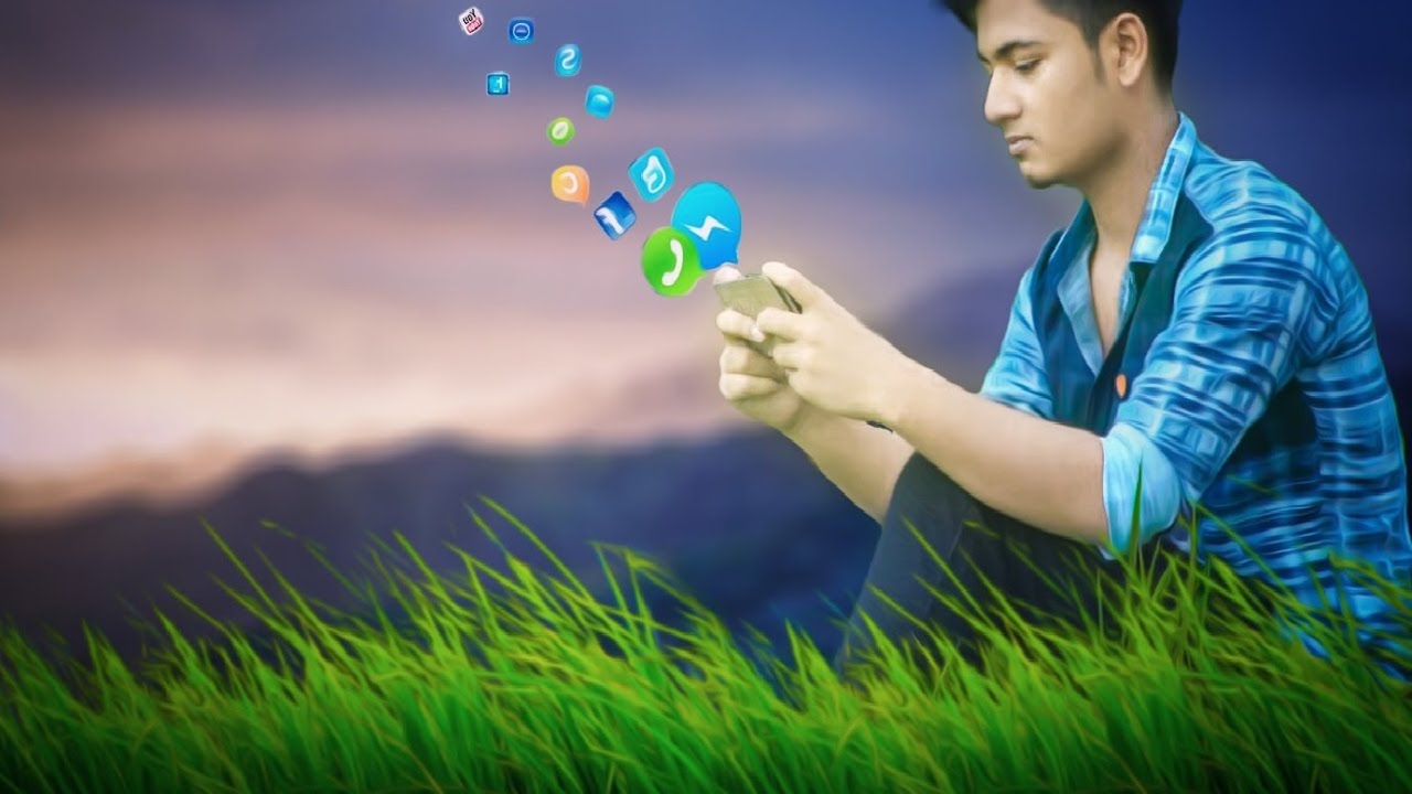 Photoshop Manipulation Tutorial Social Boy - YouTube