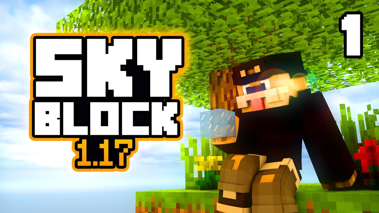 AGUA INFINITA CON UN CUBO | E1 - SkyBlock 1.17 - YouTube