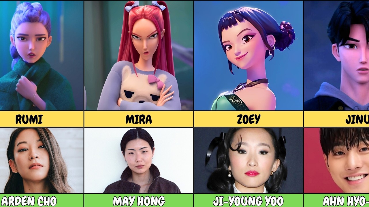 All KPop Demon Hunters Characters & Their Voice Actors 🎤 | Heroes ...