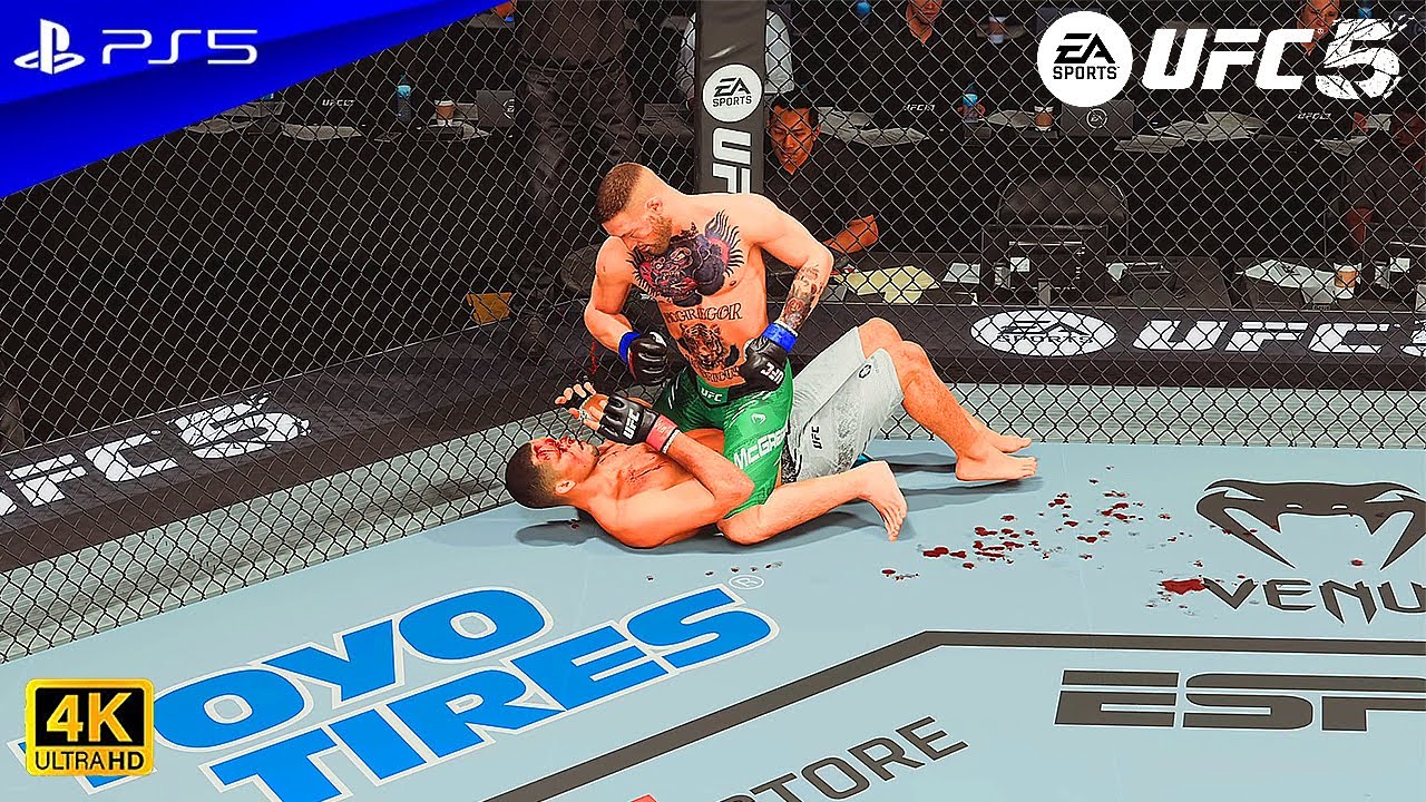 Conor McGregor vs. Nate Diaz 2 Full Fight | UFC Fight Night | PS5 ...