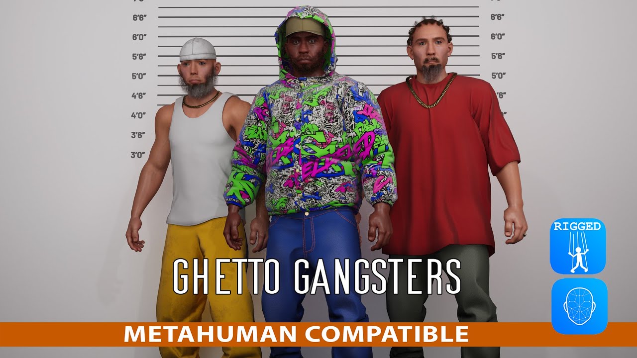 Ghetto Meta Gangster Character Configurator - YouTube