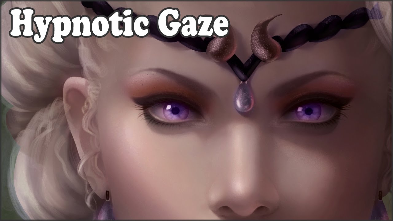 Hypnotic Gaze! (Digital painting process) - YouTube