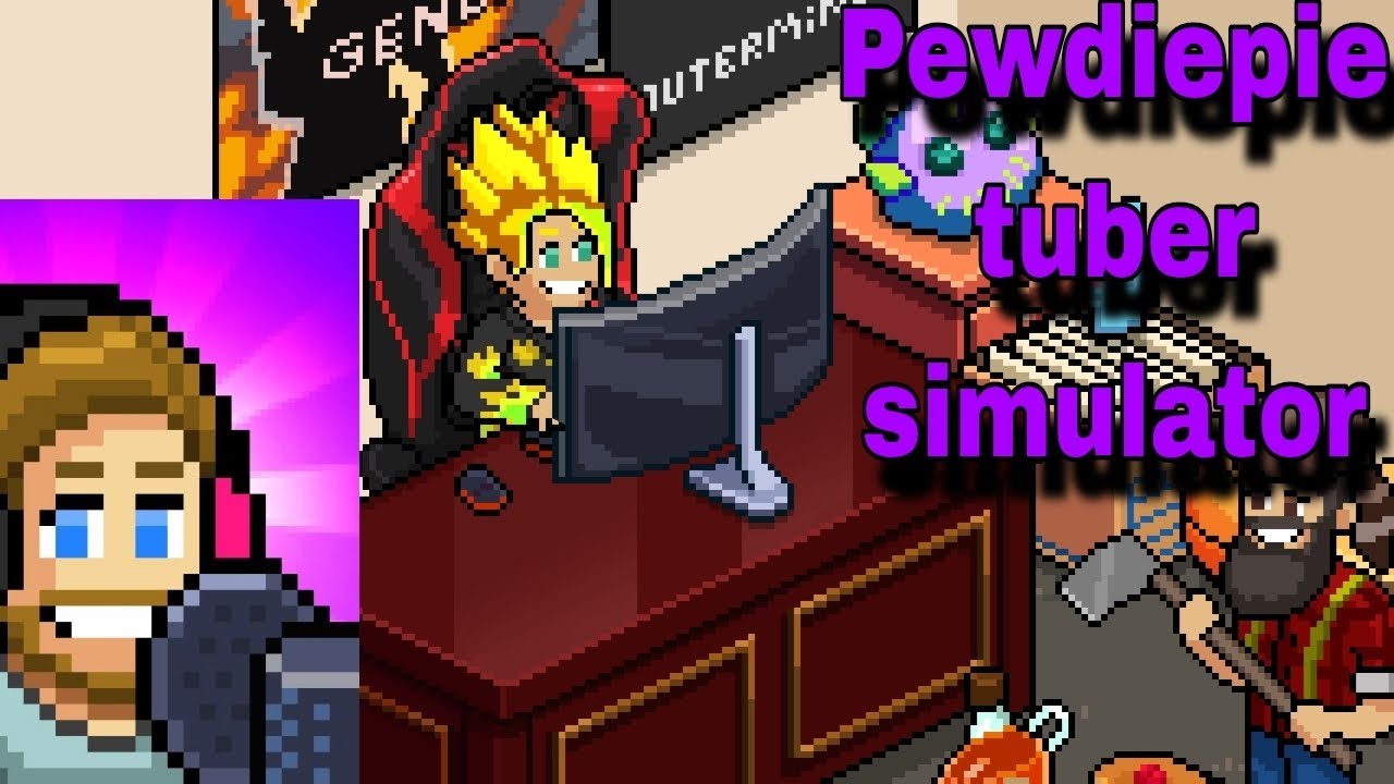 pewdiepie tuber simulator ep 1. I spent all my money - YouTube